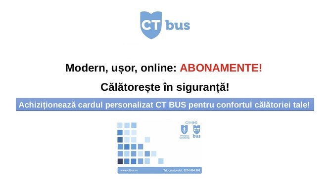 CTBUS S.A. Constanța | Home